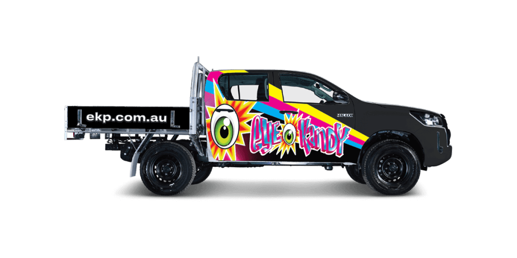 Custom Dual Cab Ute Wraps & Graphics - Eye Kandy Productions
